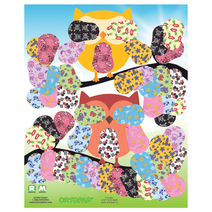 Ortopad® Patching Reward Poster, Owls – Optego Vision USA