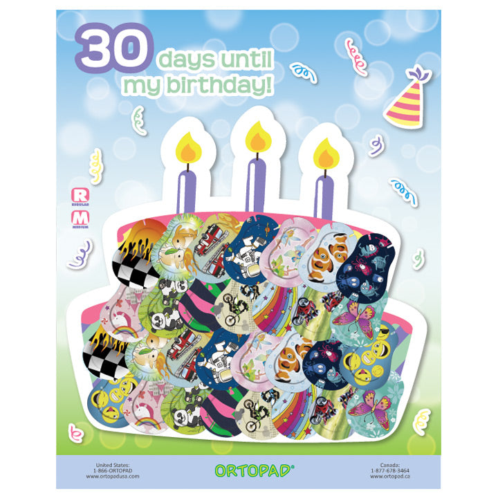 Ortopad® Patching Reward Poster, Birthday – Optego Vision USA