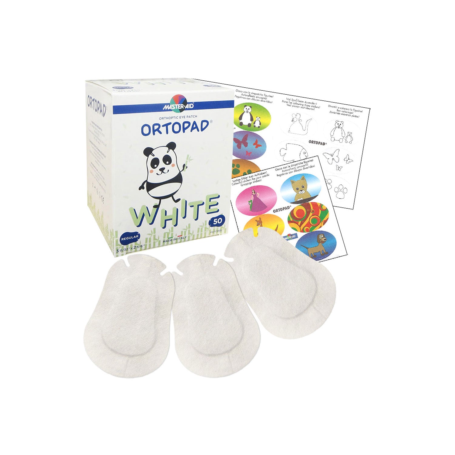 Ortopad® Bamboo White, 50/box – Optego Vision USA